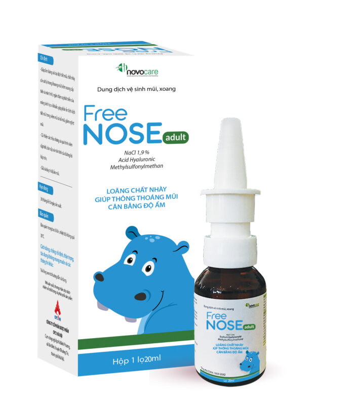 FreeNOSE Adult dung dịch vệ sinh mũi xoang cho trẻ từ 3 tuổi và người ...